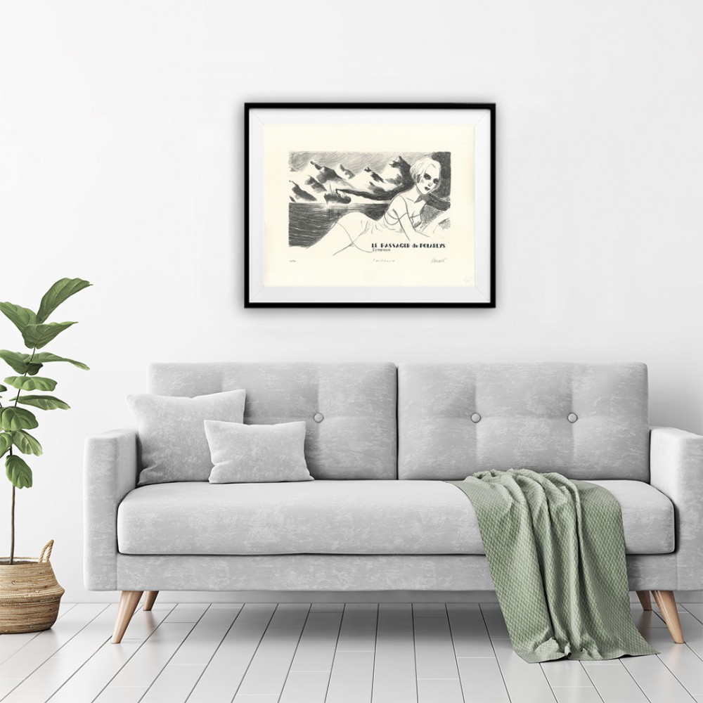 Cailleaux, Bocquet, Simenon, Anthèse, Draeger, lithographie, estampes