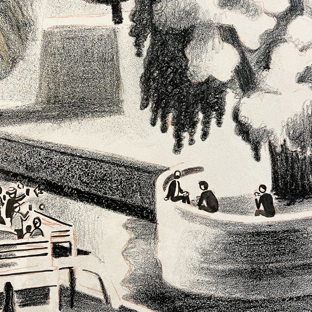 Stefano Grassi, Anthèse, Draeger, lithographie, estampes