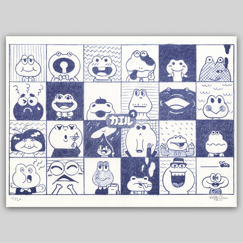 Ohm, Anthèse, Nicolas Draeger, lithographie, estampes