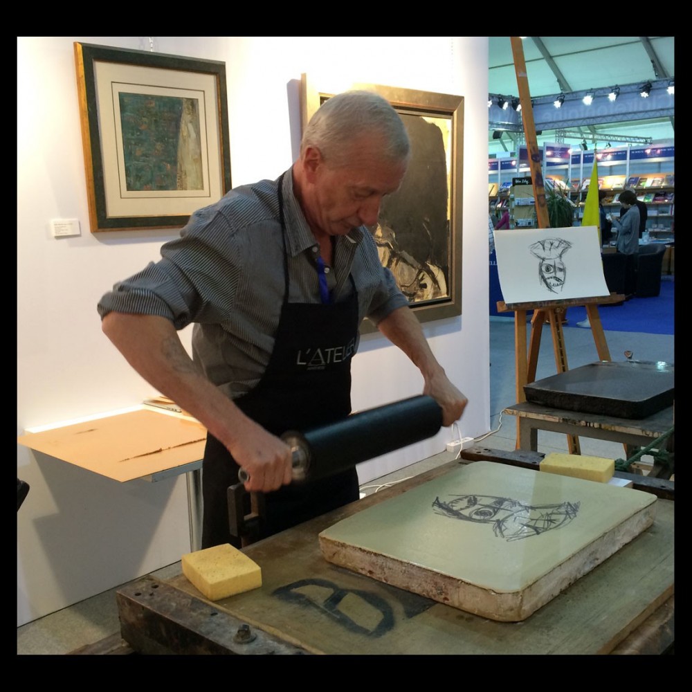 George Merheb, lithographie, estampes, Anthèse, Nicolas Draeger, Liban ...