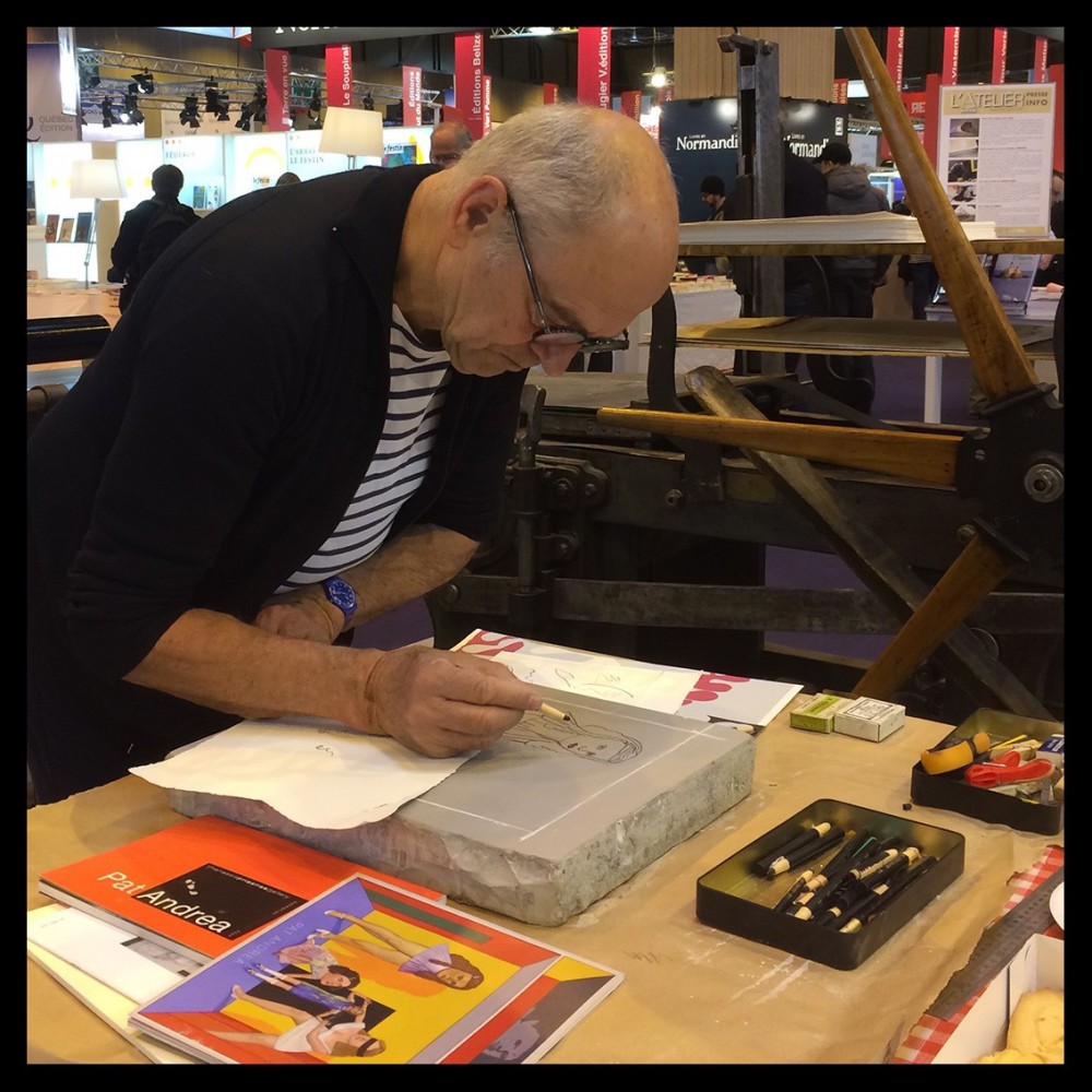 Pat Andrea, Anthèse, Nicolas Draeger, lithographie, estampes