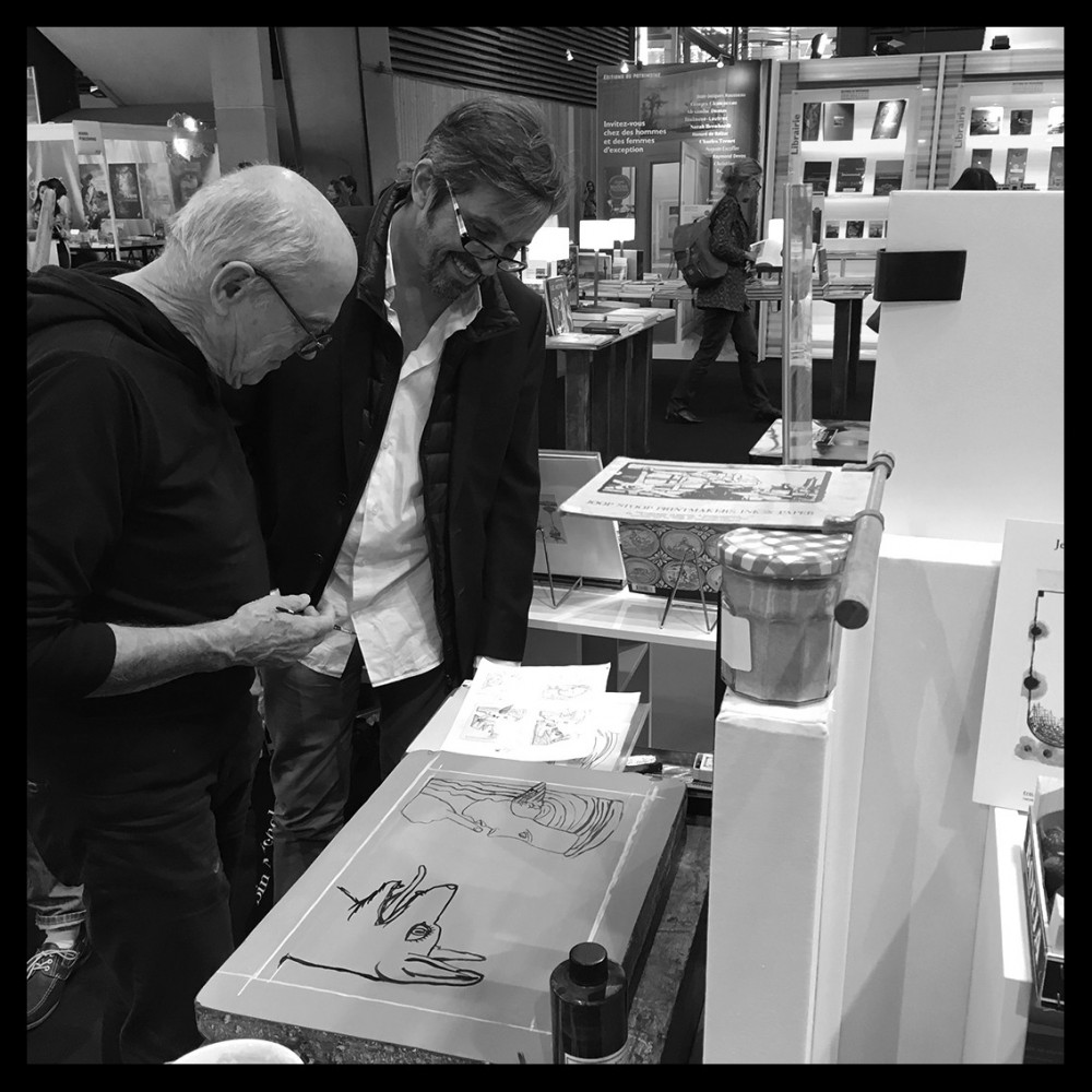 Pat Andrea, Anthèse, Nicolas Draeger, lithographie, estampes