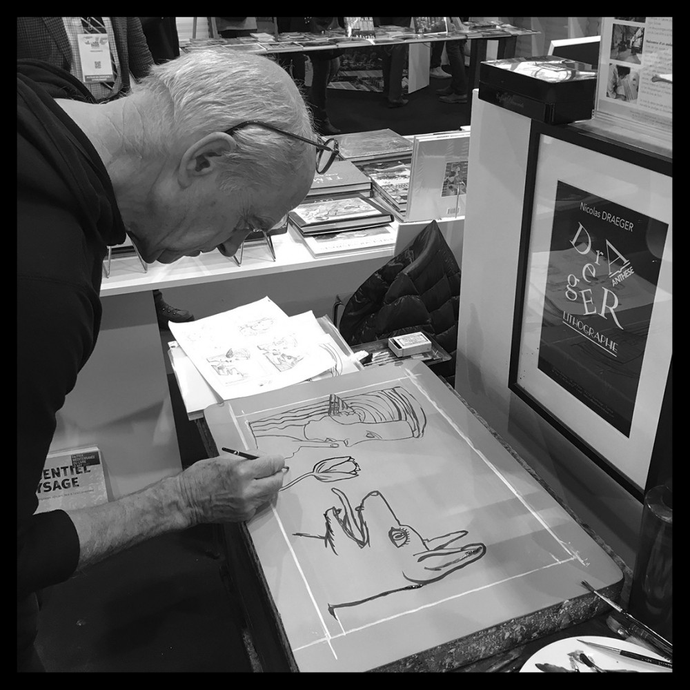 Pat Andrea, Anthèse, Nicolas Draeger, lithographie, estampes